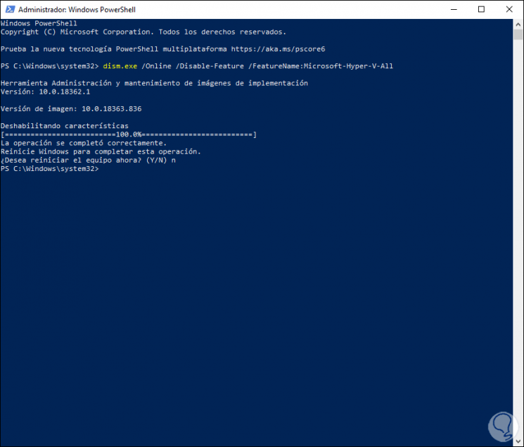 Disable Hyper-v Windows 11 Powershell