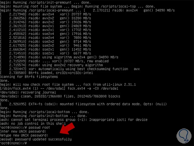 Remove password Linux Mint Reset forgotten