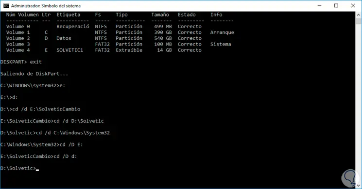 How to change drive in CMD Windows 10 - TechnoWikis.com