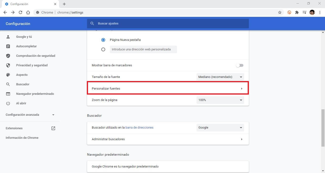How To Customize Font Size In Chrome Text 